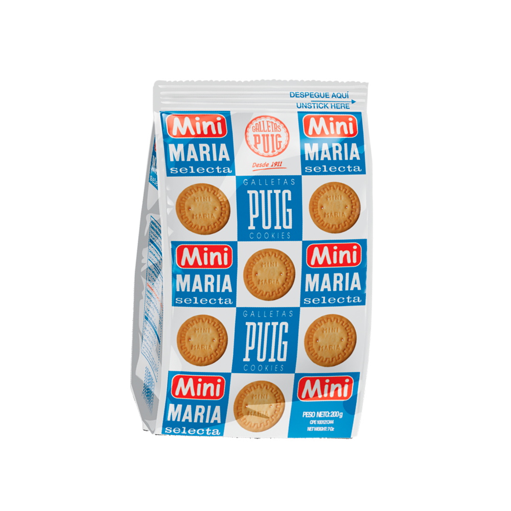 Galletas Puig Mini Maria Selecta 200 gr. | Suplymos